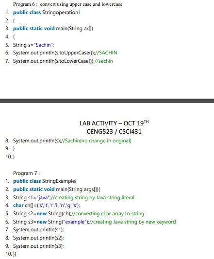 Solved Program 1: to print elements of an array class Main | Chegg.com