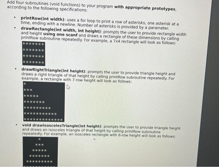 Solved Modify this C program like this so that after making | Chegg.com Solved Modify this C program like this so that after making | Chegg.com