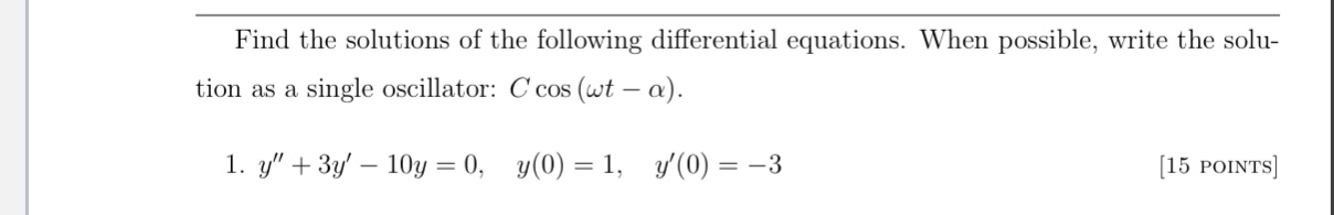 Solved Find the solutions of the following differential | Chegg.com
