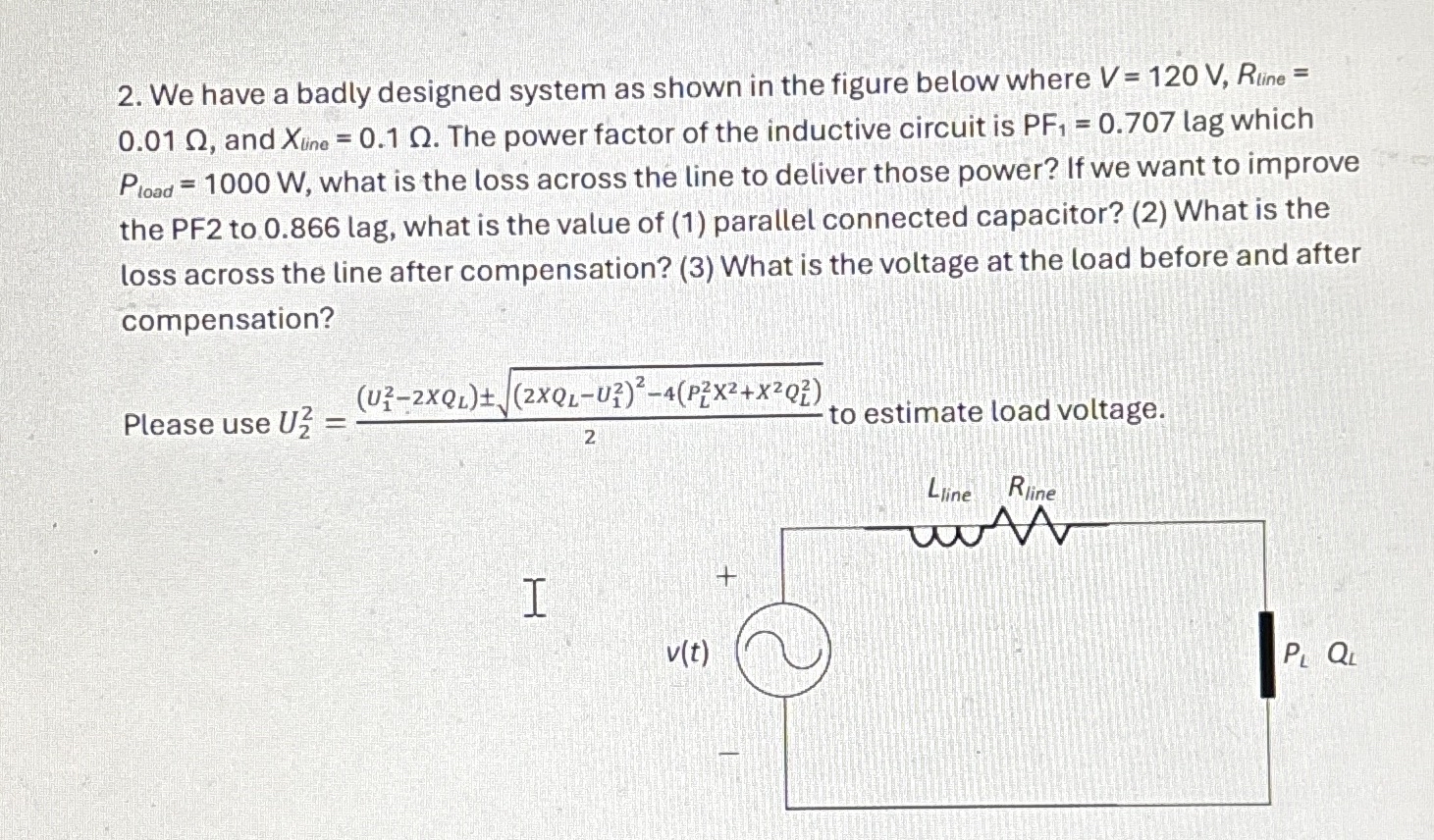 Solved -------------We have a badly designed system as shown | Chegg.com