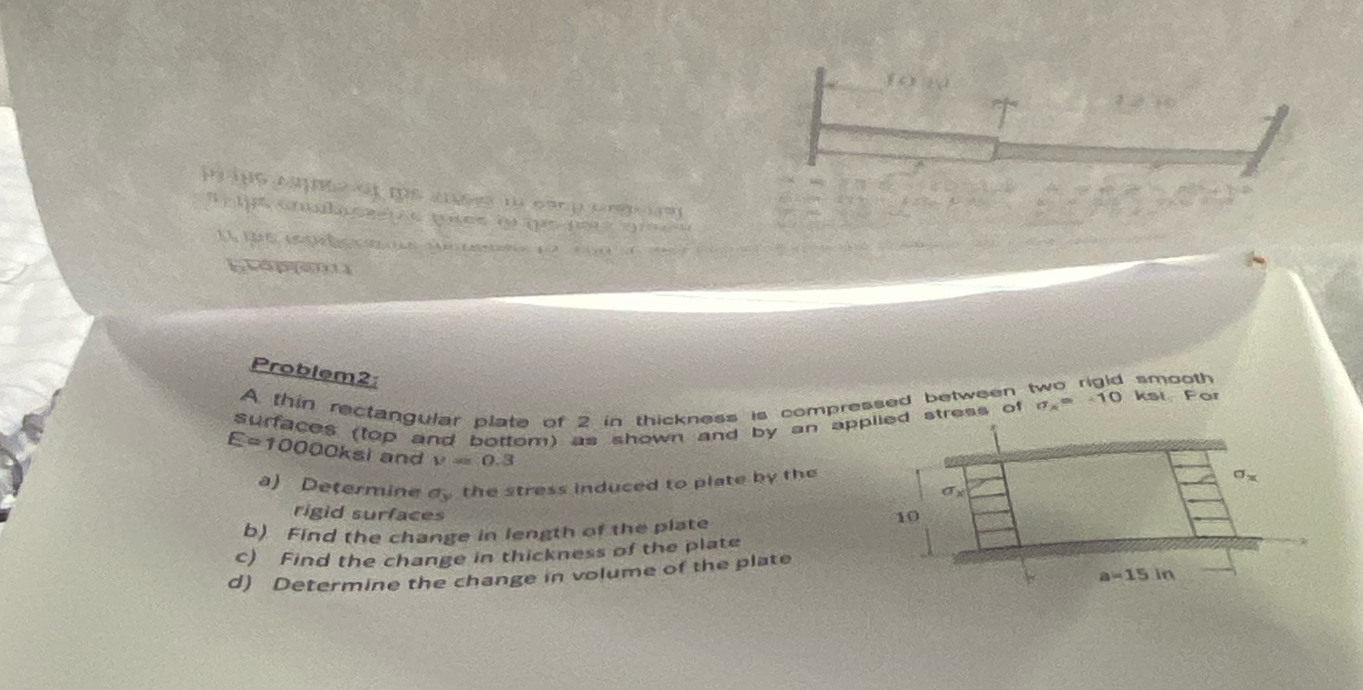 Solved ProblemasA. ﻿thin rectangular plate of 2 ﻿in | Chegg.com