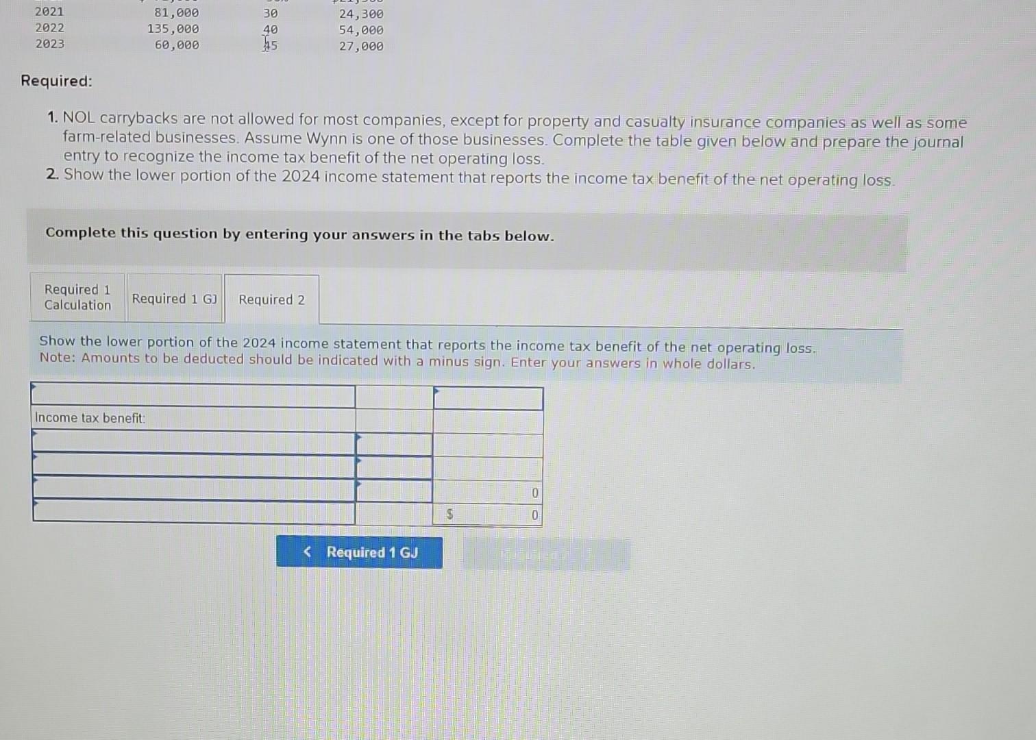 Solved Prepare the journal entry to recognize the income tax | Chegg.com