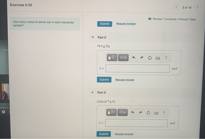 Solved Review Constants Periodic Table How many moles of | Chegg.com
