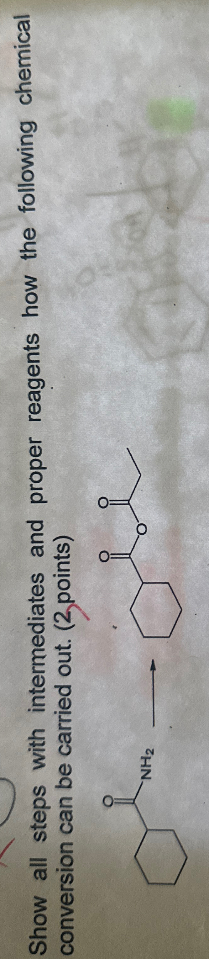 Solved Show all steps with intermediates and proper reagents | Chegg.com