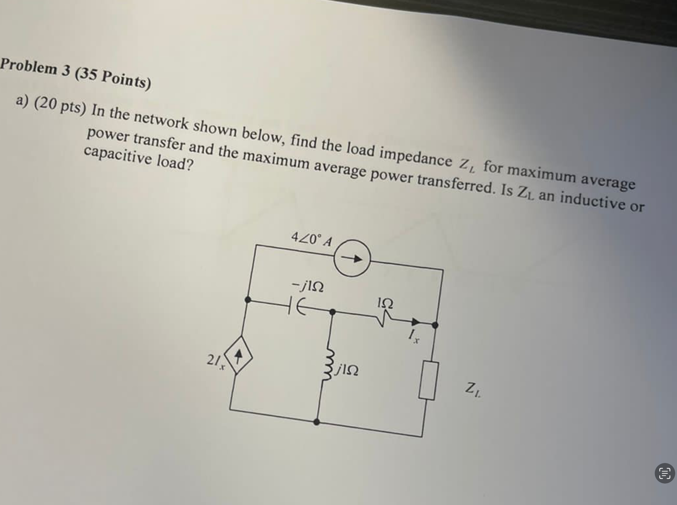 Solved Problem 3 (35 ﻿Points)a) ( 20 ﻿pts) ﻿In the network | Chegg.com