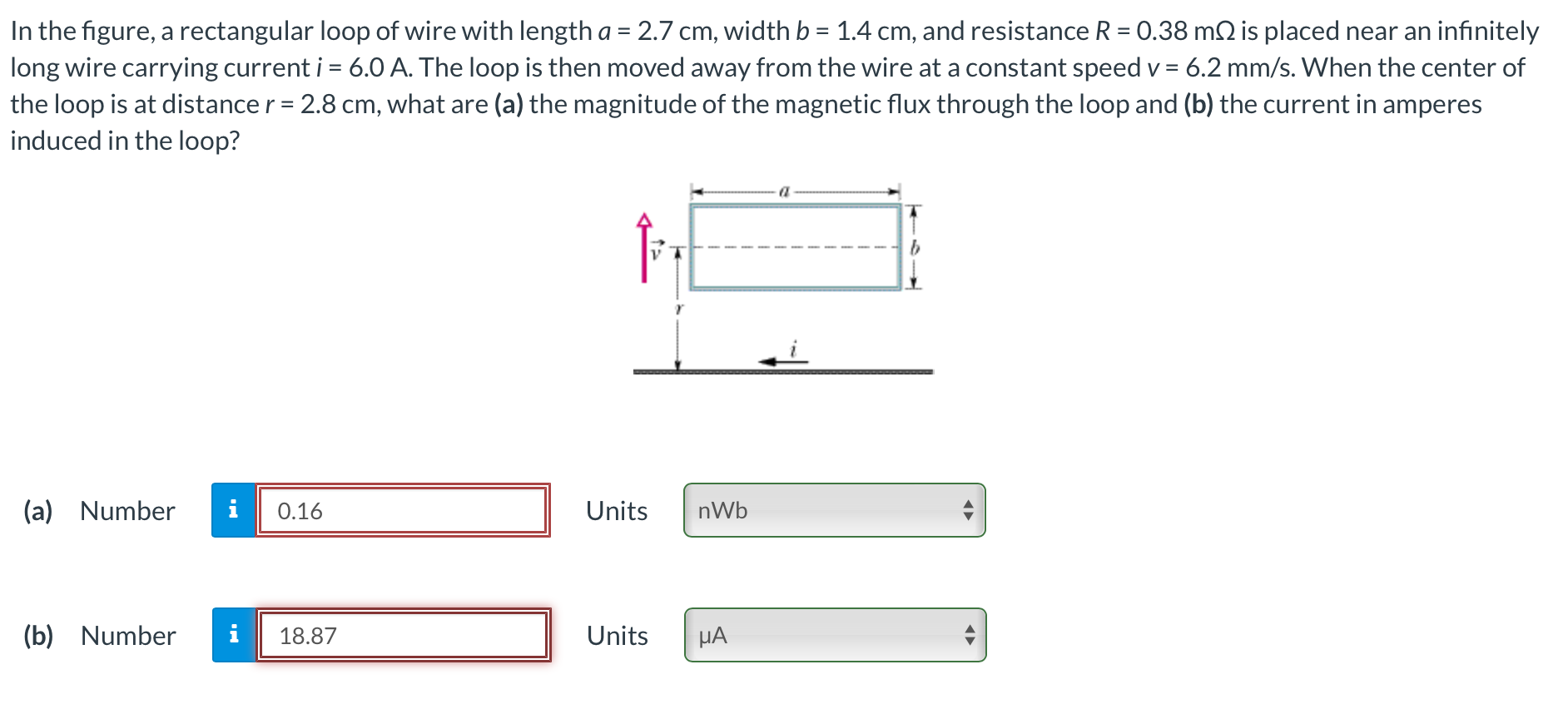 Solved In the figure, a rectangular loop of wire with length | Chegg.com
