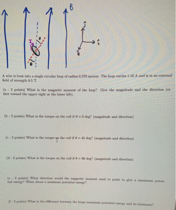 Solved A wire is bent into a single circular loop of radius | Chegg.com