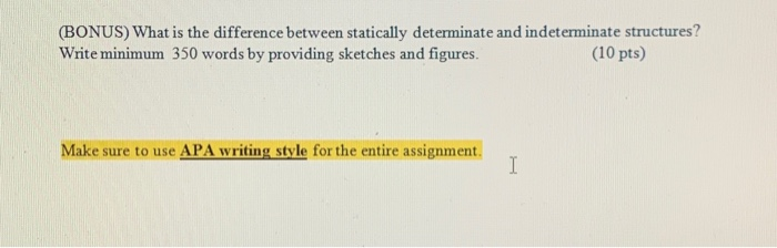Solved (BONUS) What is the difference between statically | Chegg.com