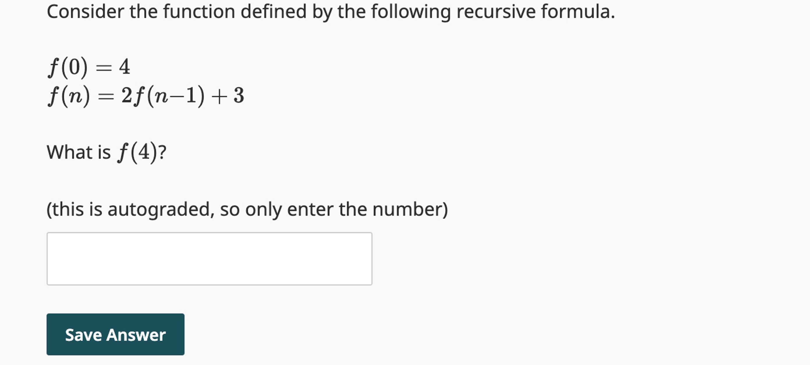 Solved Consider the function defined by the following | Chegg.com