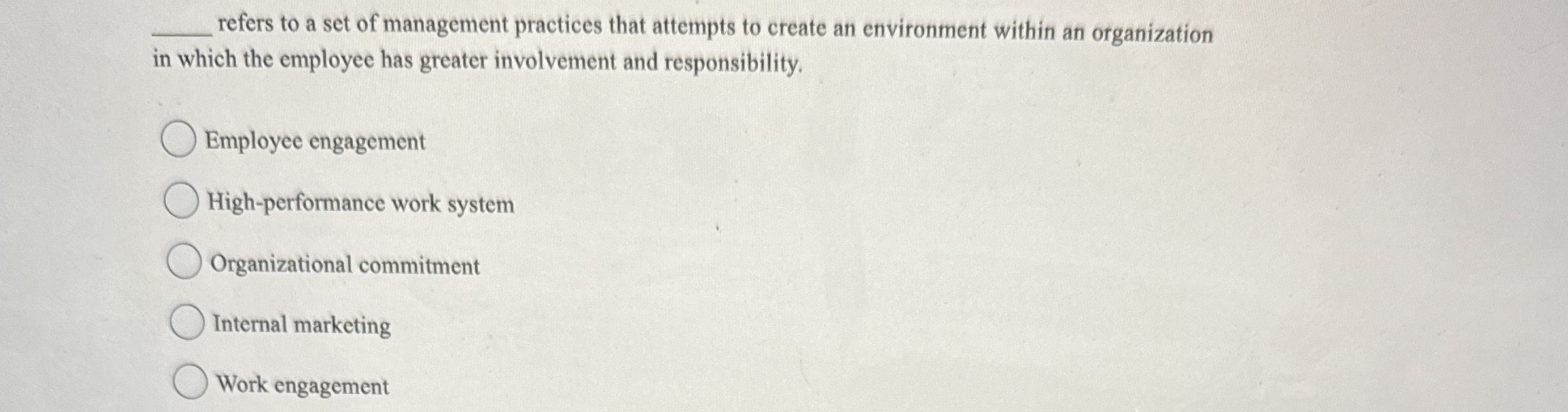 Solved refers to a set of management practices that attempts | Chegg.com