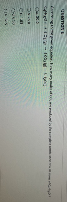 Solved QUESTION 5 How many moles of C2Br4 molecules arų | Chegg.com