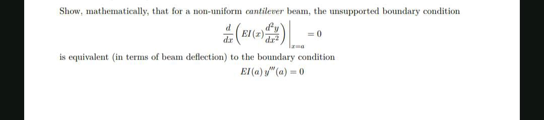 Solved Show, mathematically, that for a non-uniform | Chegg.com