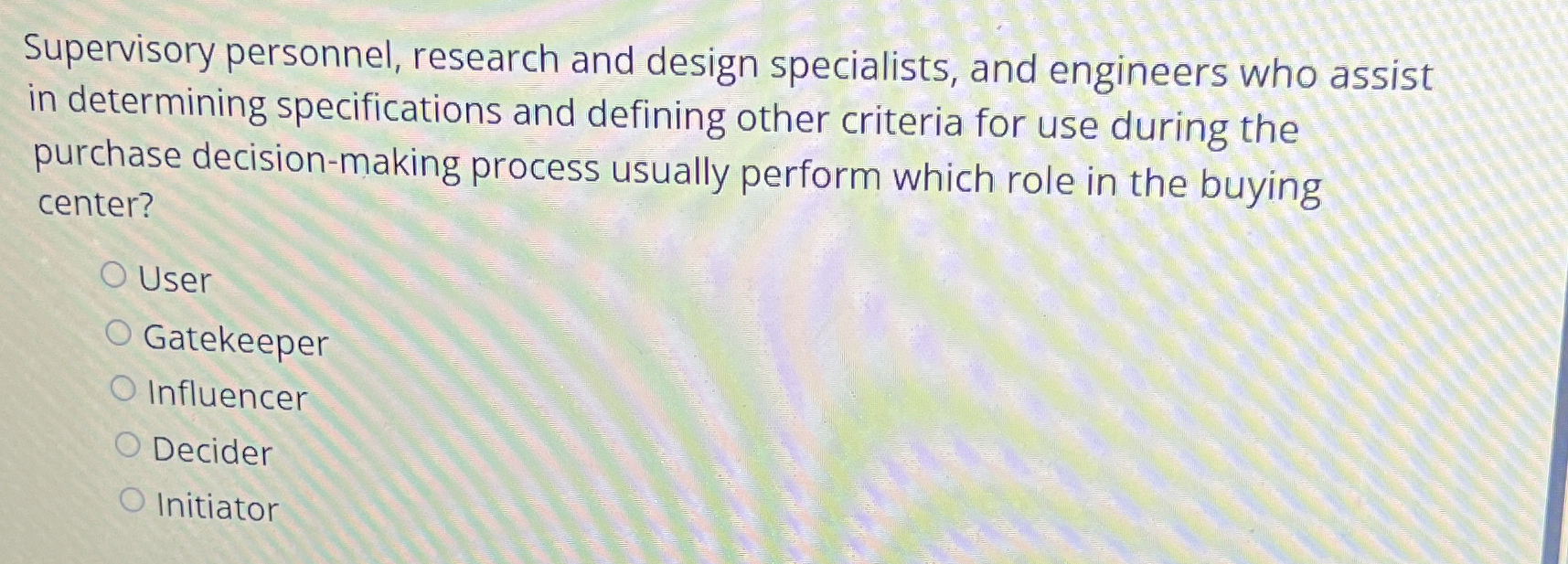 Solved Supervisory personnel, research and design | Chegg.com