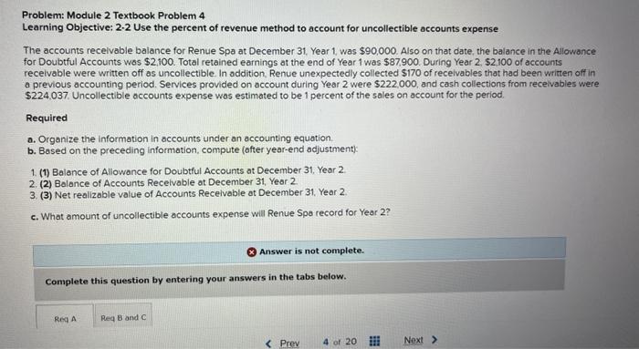 Solved Problem: Module 2 Textbook Problem 4 Learning | Chegg.com