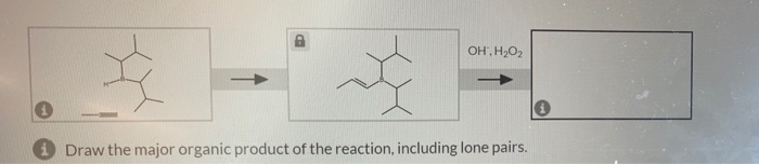 Solved OH, H2O2 i Draw the major organic product of the | Chegg.com