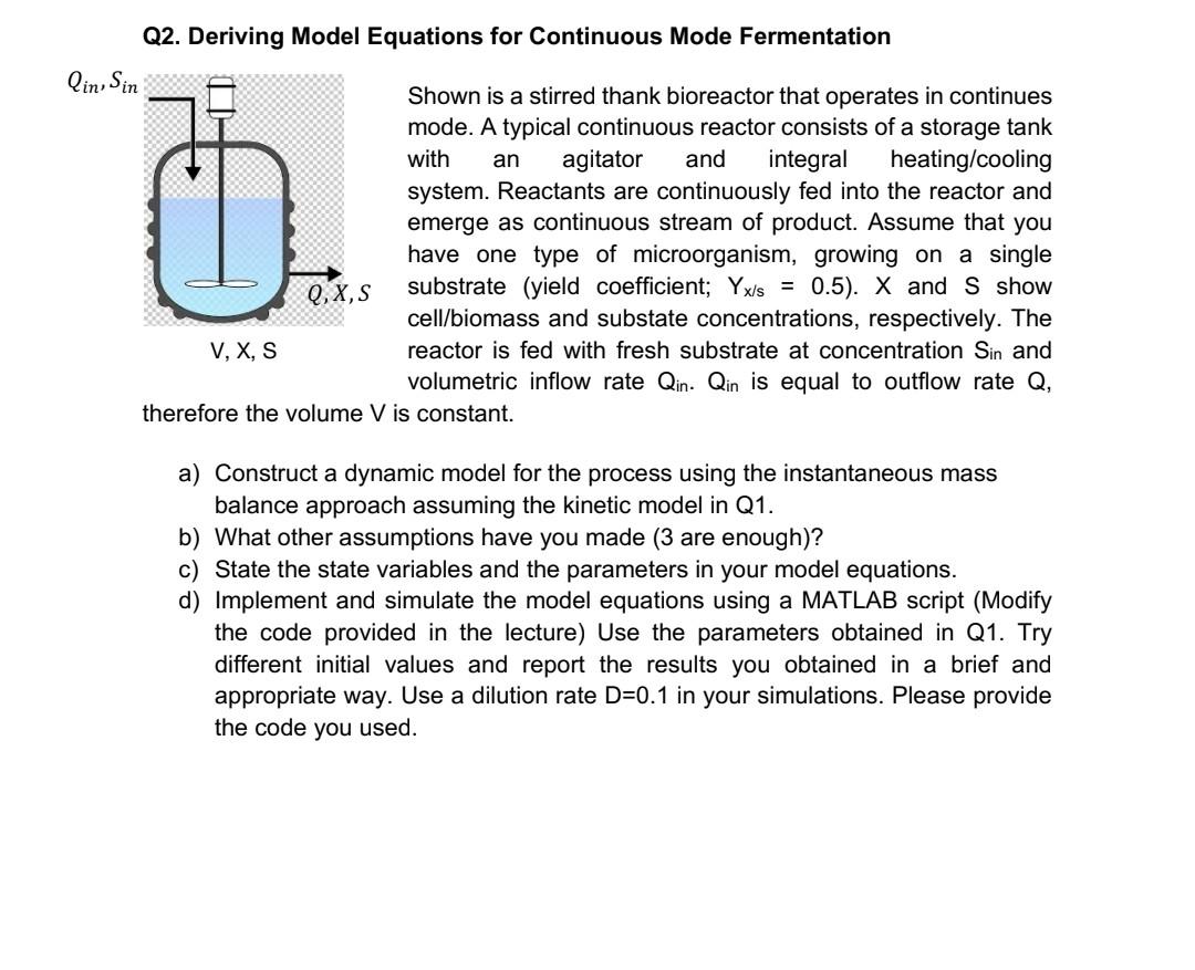 Solved Q2. Deriving Model Equations for Continuous Mode | Chegg.com