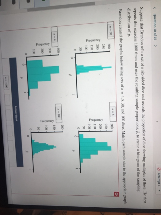 Solved Attempt 1 Question 18 of 25 > Suppose that Brandon | Chegg.com