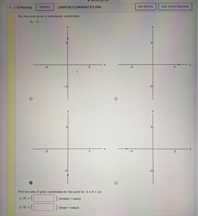 Solved 7. [-13 Points) DETAILS LARPCALCLIMAGA7 9.5.034. MY | Chegg.com Solved 7. [-13 Points) DETAILS LARPCALCLIMAGA7 9.5.034. MY | Chegg.com