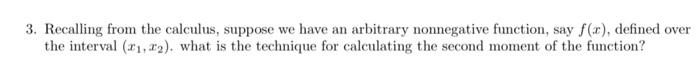 Solved 3. Recalling from the calculus, suppose we have an | Chegg.com