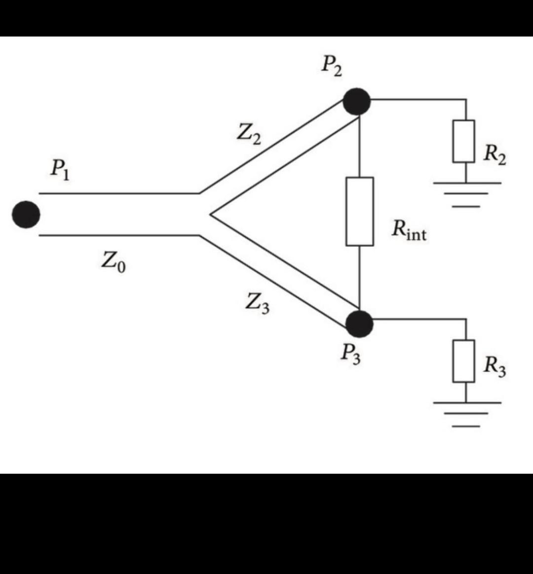 N-way wilkinson power divider | Chegg.com