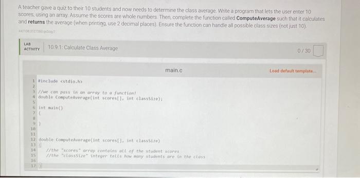 Solved A teacher gave a quiz to their 10 students and now | Chegg.com