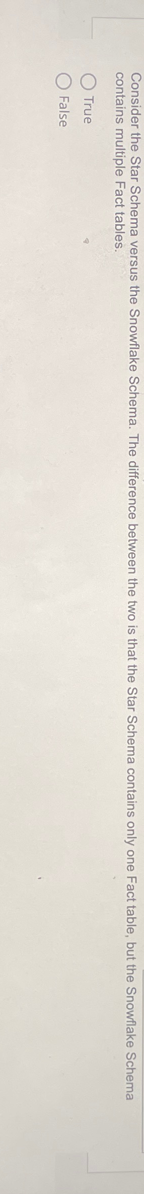 Solved Consider the Star Schema versus the Snowflake Schema. | Chegg.com