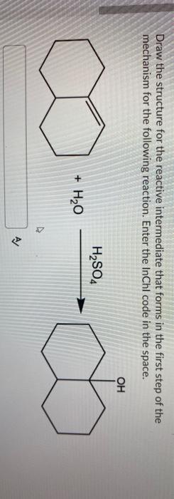 Solved Draw the structure for the reactive intermediate that | Chegg.com