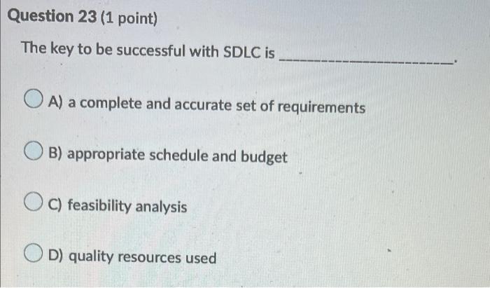 Solved Question 16 (1 point) The three-way-match process is | Chegg.com
