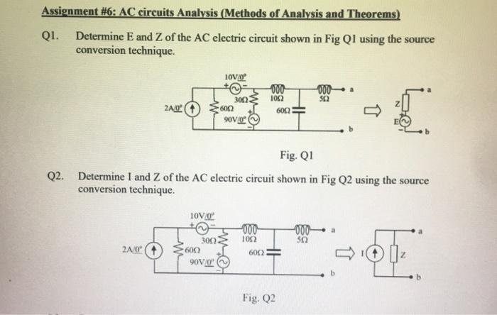Solved Assignment #7: Transformers Q1. Determine the | Chegg.com