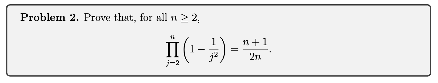 Solved Problem 2. ﻿Prove that, for all | Chegg.com