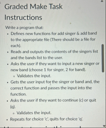 Solved Write a program that: | Chegg.com