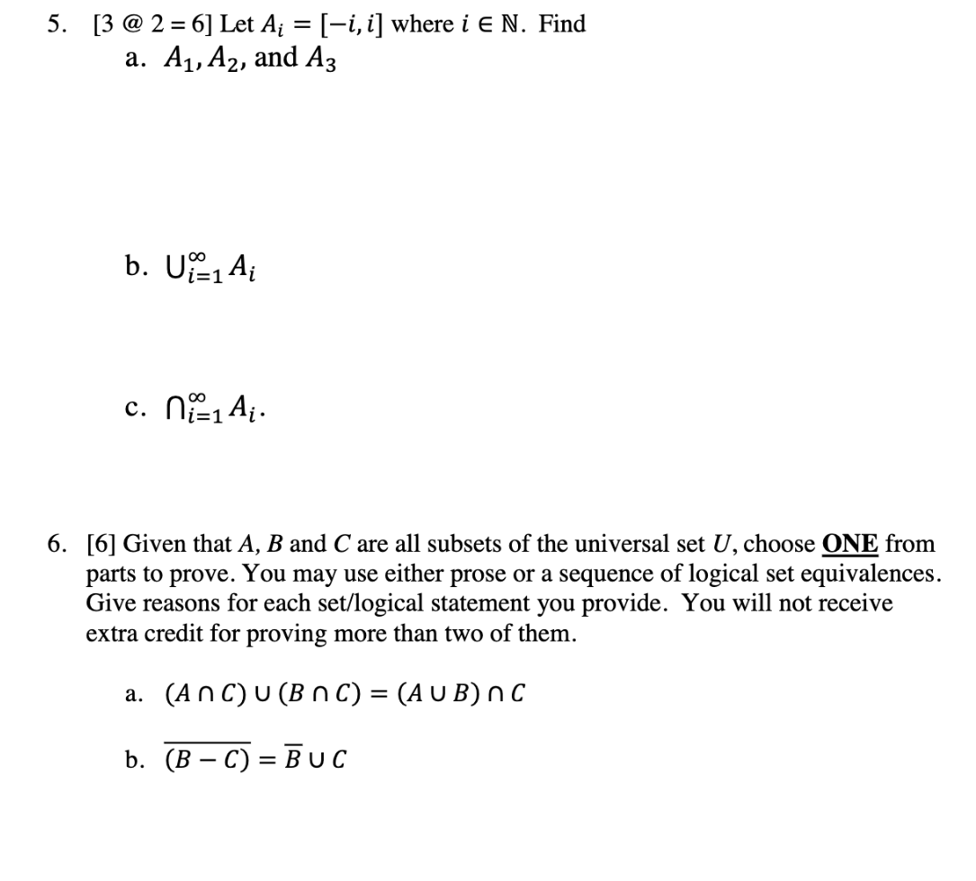 Solved i need help solving all of them please discrete math | Chegg.com