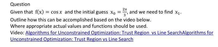 Given that (x) = cost and the initial guess X0 = 2n, | Chegg.com