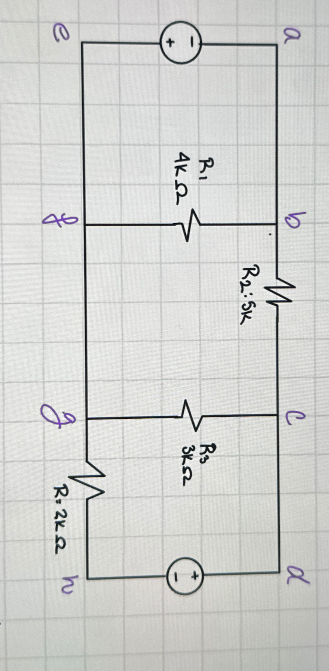 Solved KCL and KVL analysis of the circuit: | Chegg.com
