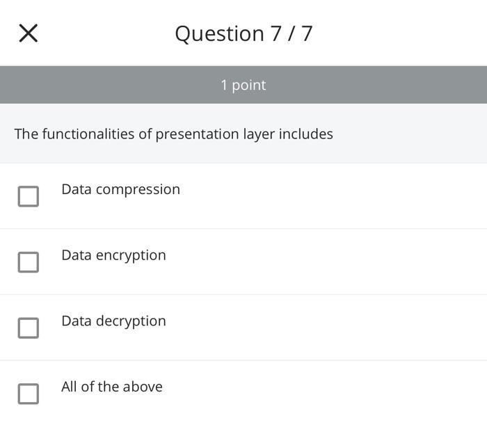 Solved Х Question 1/7 2.0 points In a LAN, which address is | Chegg.com