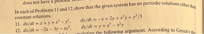 Solved In each of Problems 11 and 12 , show that the given | Chegg.com