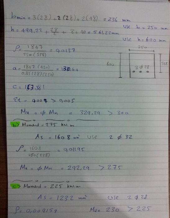 Solved reinforced concrete RC1 / Solve this question as | Chegg.com