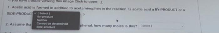 Solved The equation for the synthesis of acetaminophen from | Chegg.com
