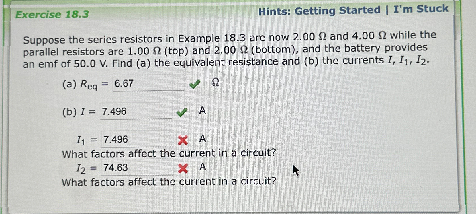 Solved Exercise 18.3Hints: Getting Started | ﻿I'm | Chegg.com