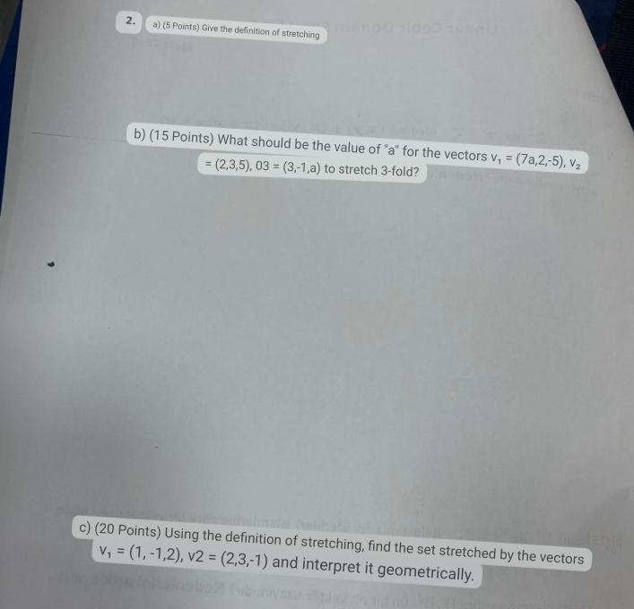Solved a) (5 ﻿Points) ﻿Give the definition of | Chegg.com