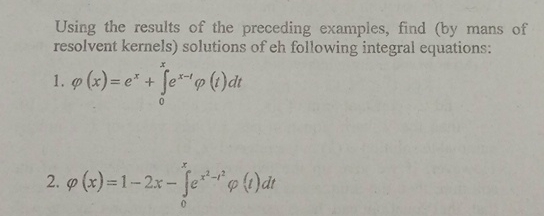 Solved Using the results of the preceding examples, find (by | Chegg.com