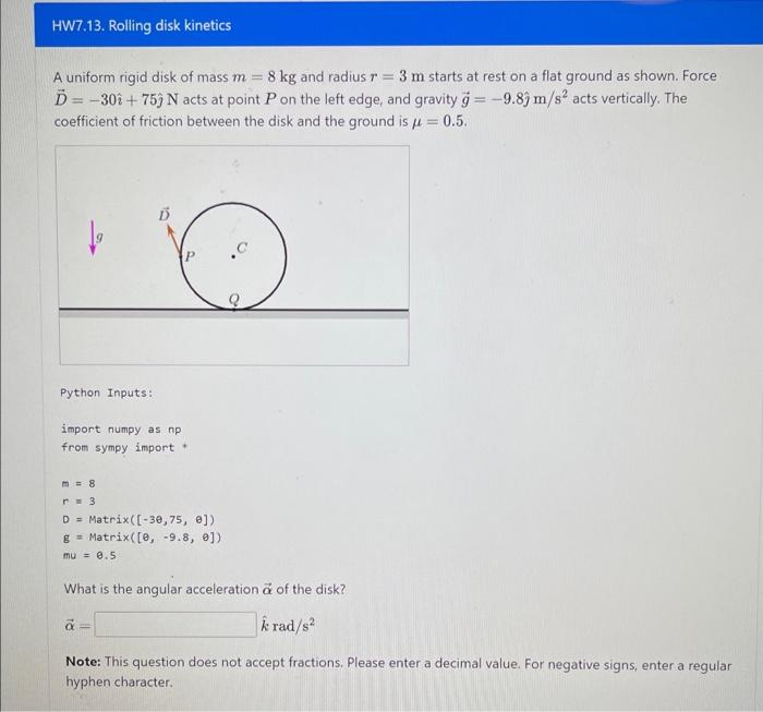 Solved A point mass m=5 kg attached to a spring of stiffness | Chegg.com