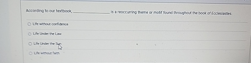 Solved According to our textbook, is a reoccurring theme or | Chegg.com