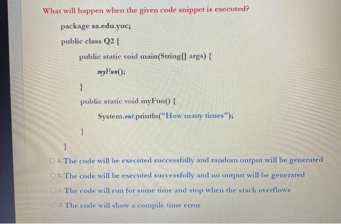 Solved Which of the following is true about recursion? a. | Chegg.com