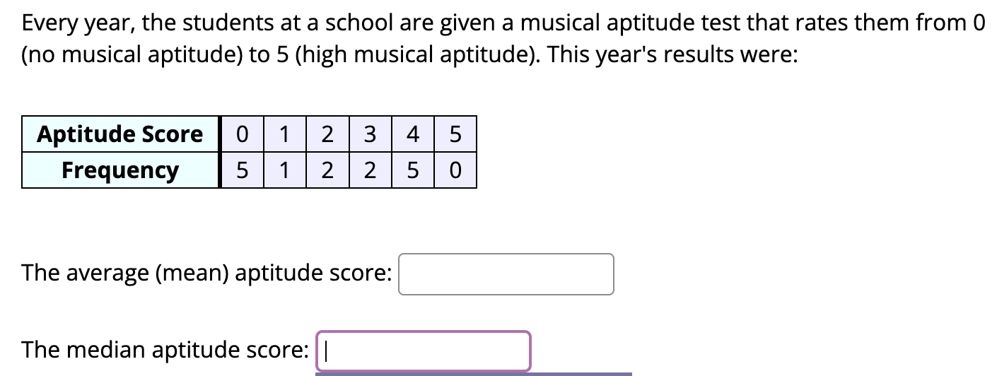 Solved Every year, the students at a school are given a | Chegg.com