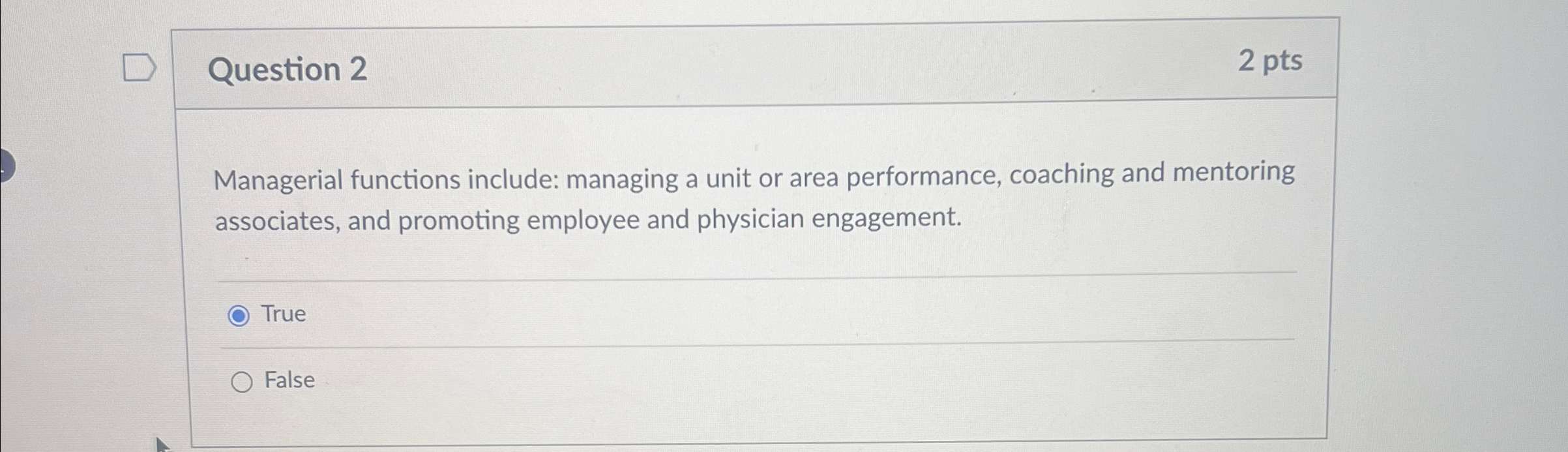 Solved Question 22 ﻿ptsManagerial functions include: | Chegg.com