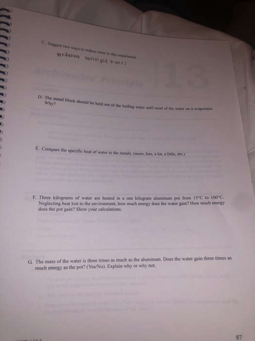 To measure...the specifcheat Tayuta Meus ano compare | Chegg.com