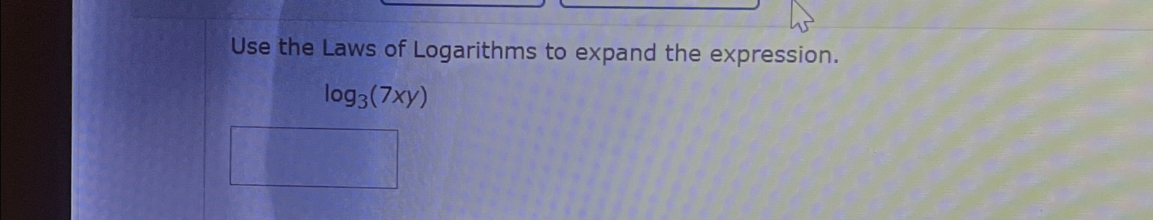 Solved Use the Laws of Logarithms to expand the | Chegg.com