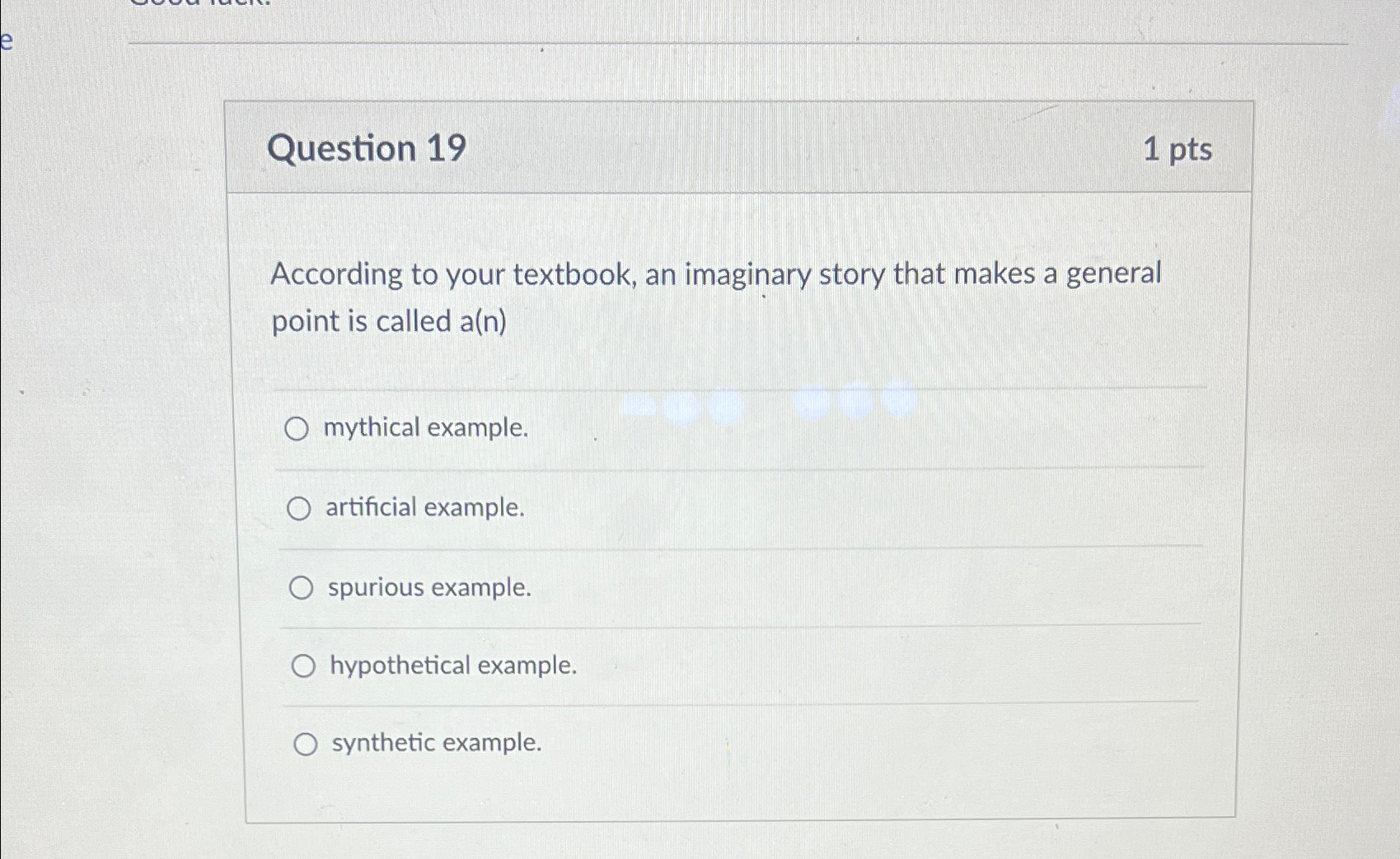 Solved Question 191 ﻿ptsAccording to your textbook, an | Chegg.com