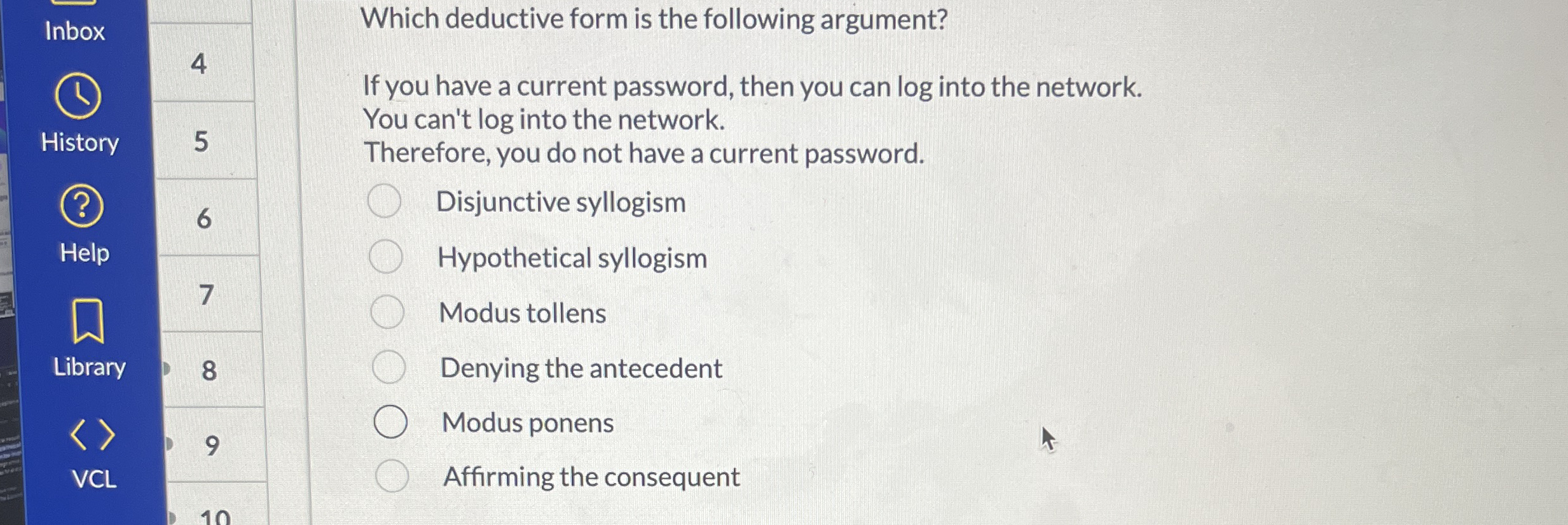 Solved Which deductive form is the following argument?If you | Chegg.com